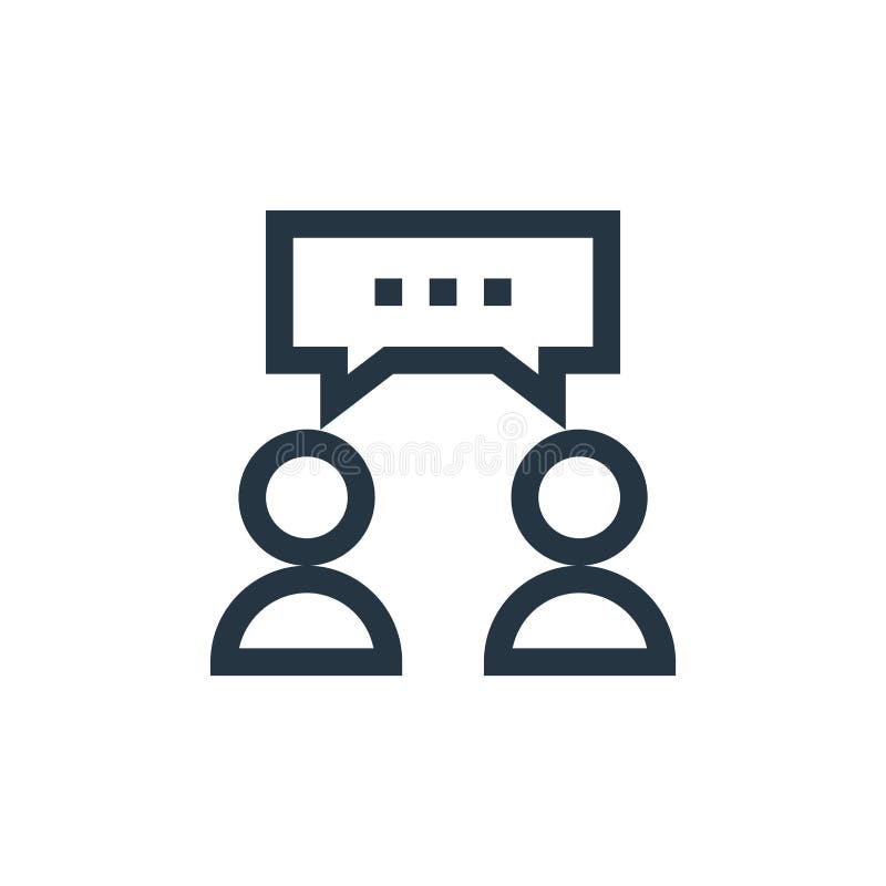 Conversation Icon. Filled Conversation Icon for Website Design and ...