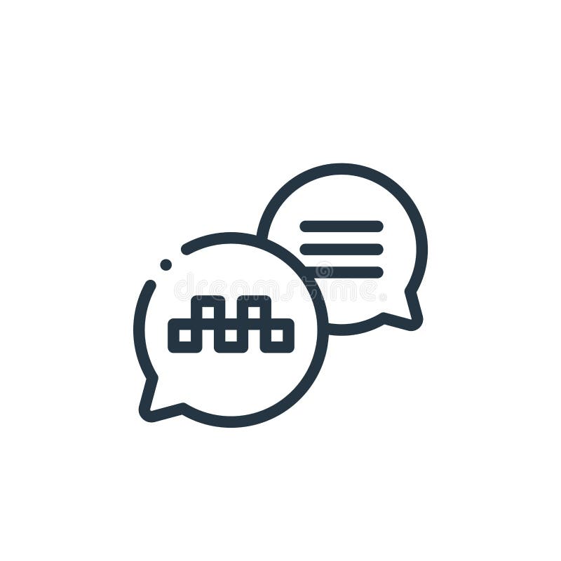 Conversation Icon. Filled Conversation Icon for Website Design and ...