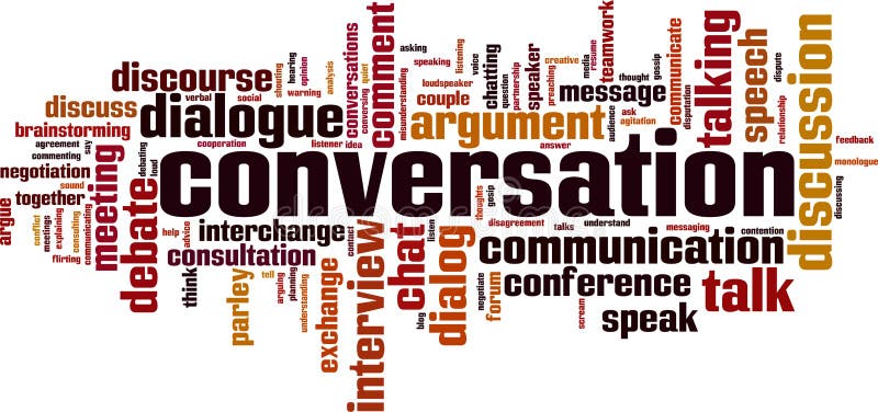 Conversation cloud stock vector. Illustration of gossip - 18865107