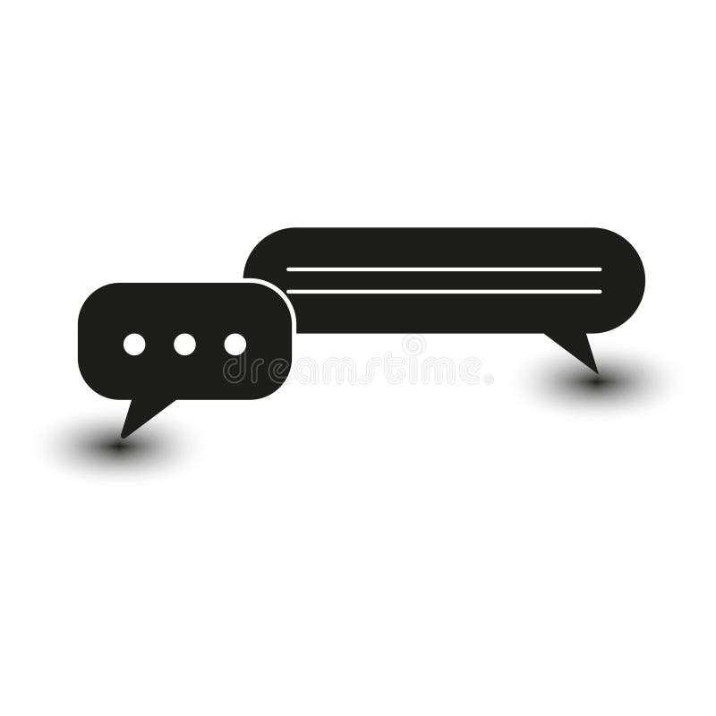 Conversational Icons. Vector Illustration. EPS 10 Stock Vector ...