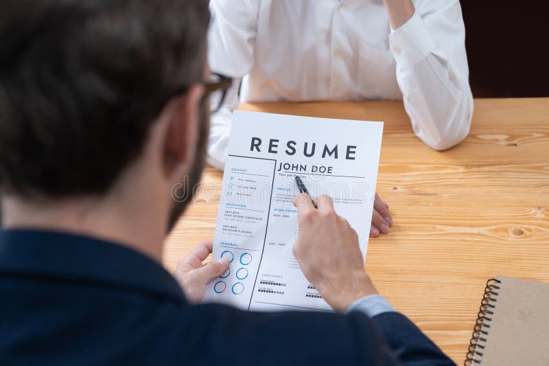 Conversational Job Interview between Interviewer and Candidate. Entity ...