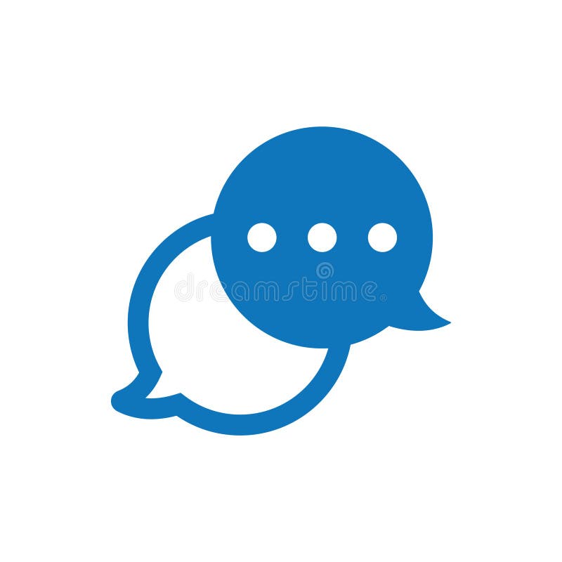 Conversazione, Icona Di Discussione Illustrazione Vettoriale ...