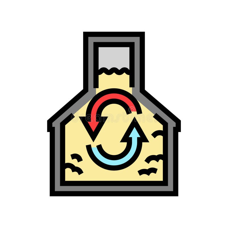 Conversion Biomass Color Icon Vector Illustration Stock Illustration ...