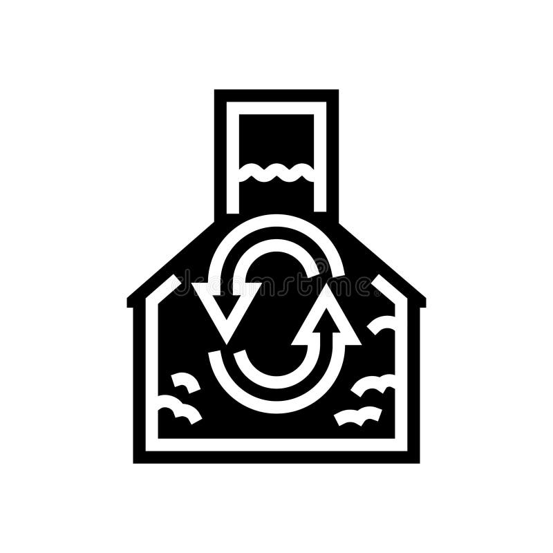 Conversion Biomass Glyph Icon Vector Illustration Stock Illustration ...