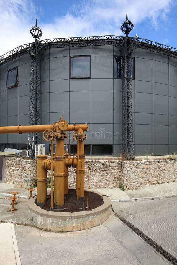 Conversion Gas Tower stock photo. Image of repurpose - 288679482