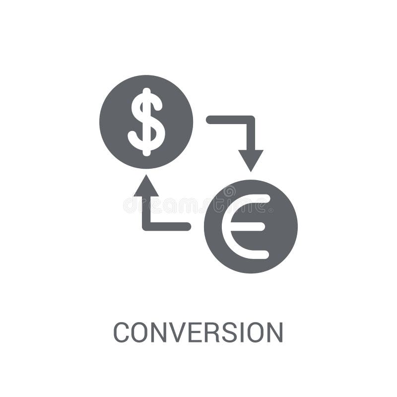 Conversion Icon. Trendy Conversion Logo Concept on White Background ...