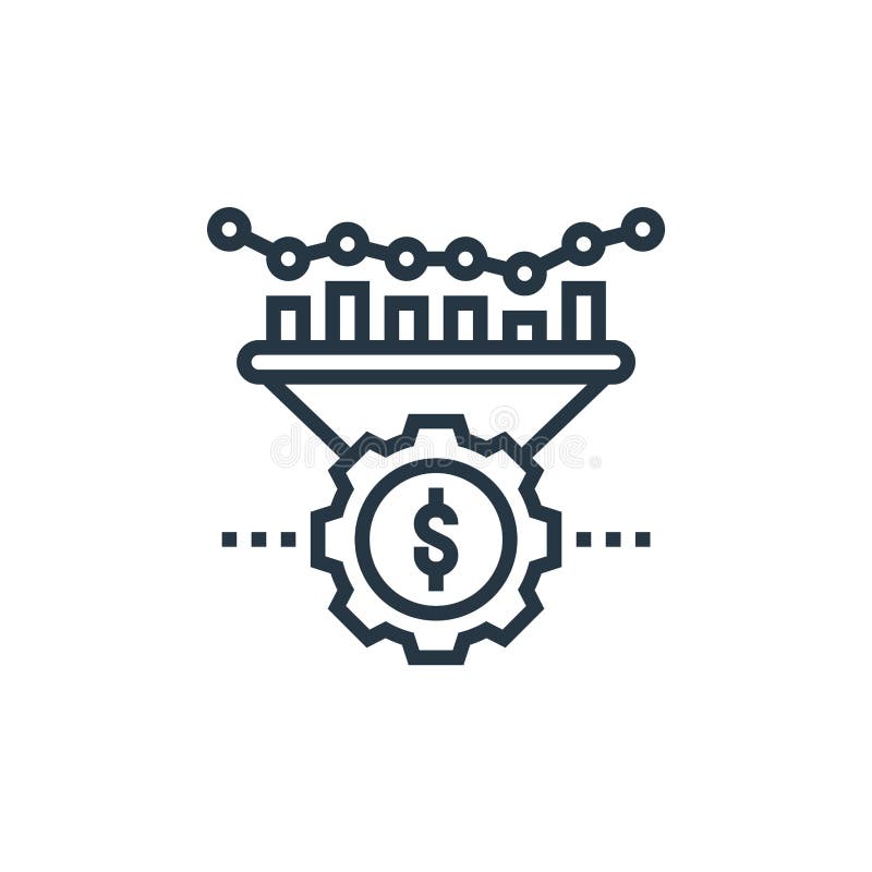 Conversion Icon Vector from Digital Marketing Concept. Thin Line ...