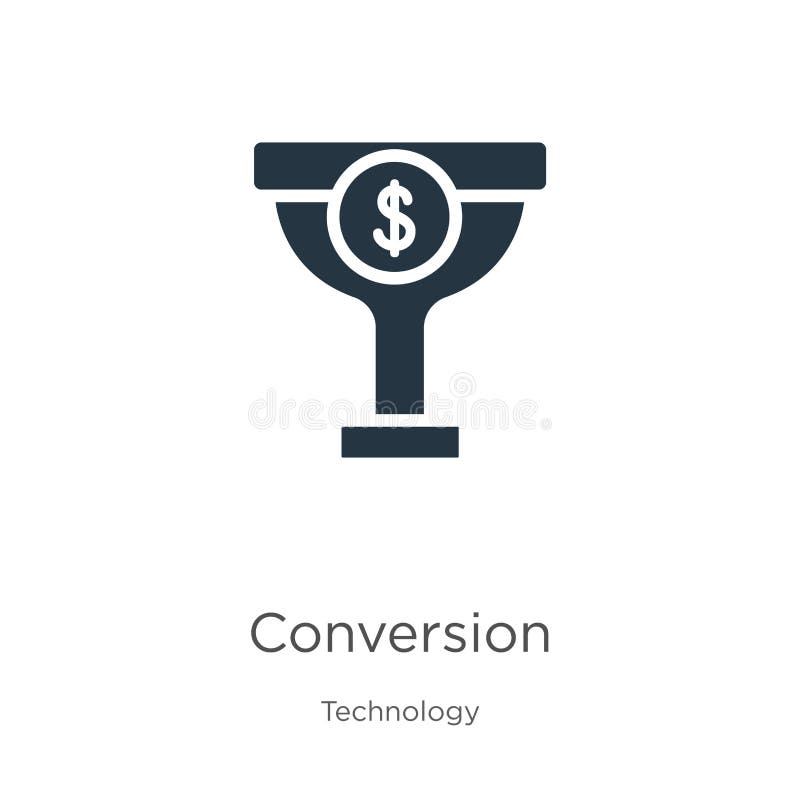 Conversion Icon Vector. Trendy Flat Conversion Icon from Technology ...