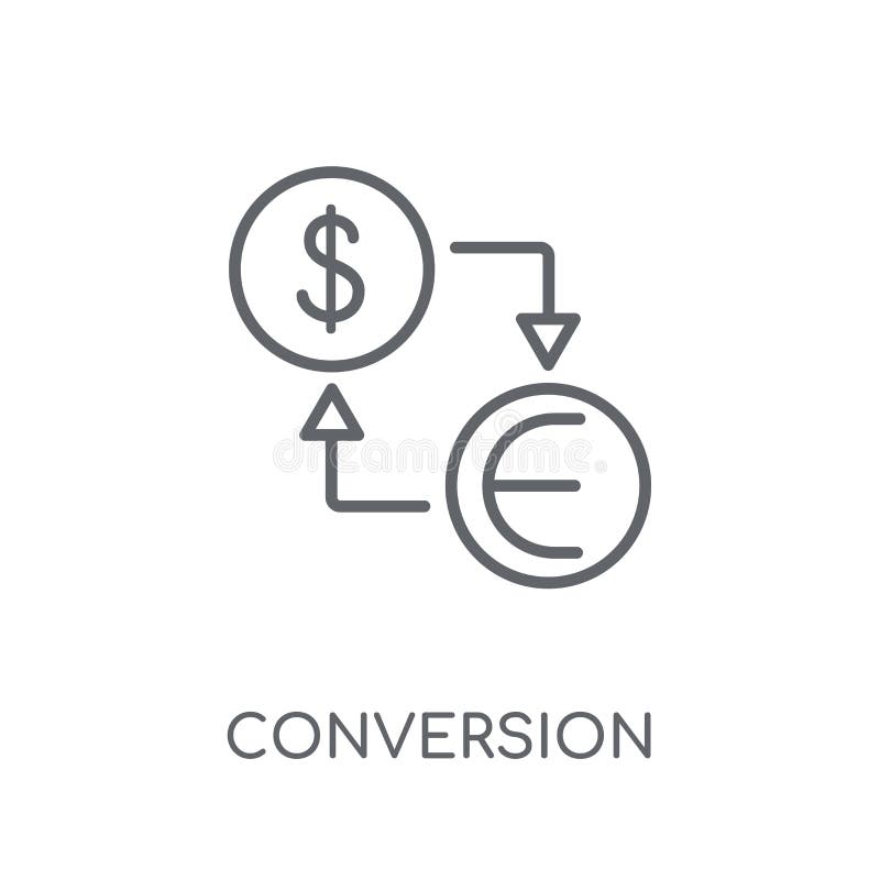 Conversion Icon. Trendy Conversion Logo Concept on White Background ...