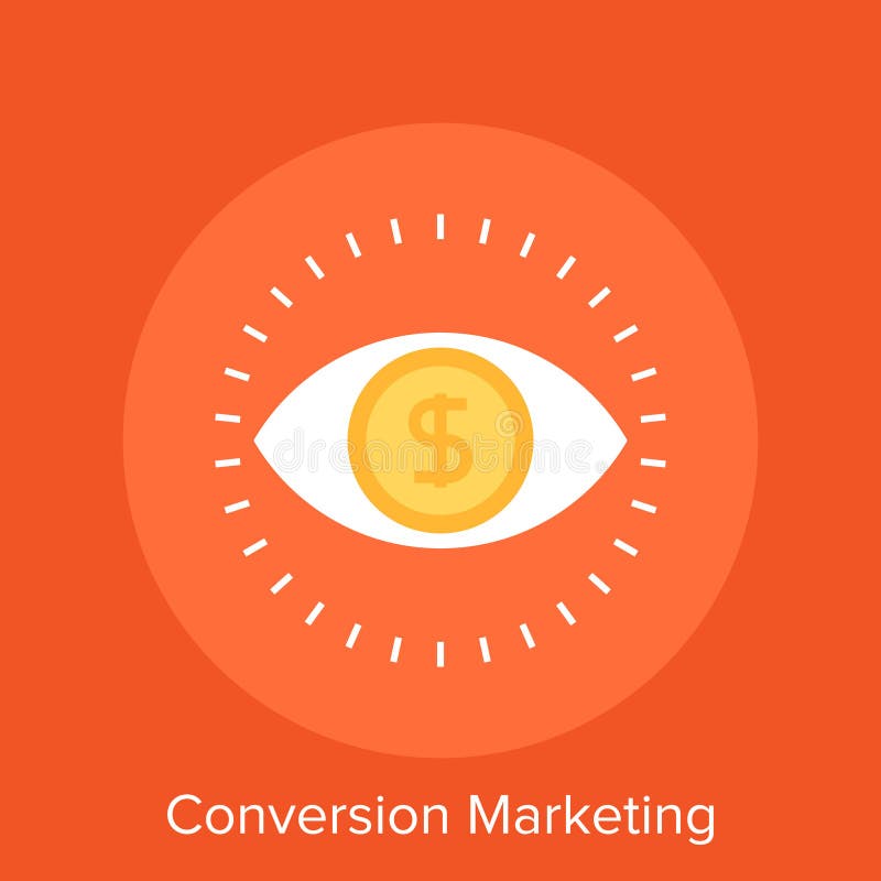 Conversion Marketing Vector Illustration Concept Stock Vector ...