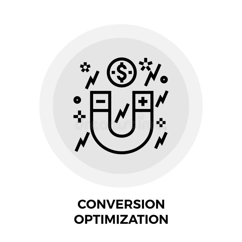 Conversion Optimization Line Icon Stock Vector - Illustration of graphic, experience: 89291162