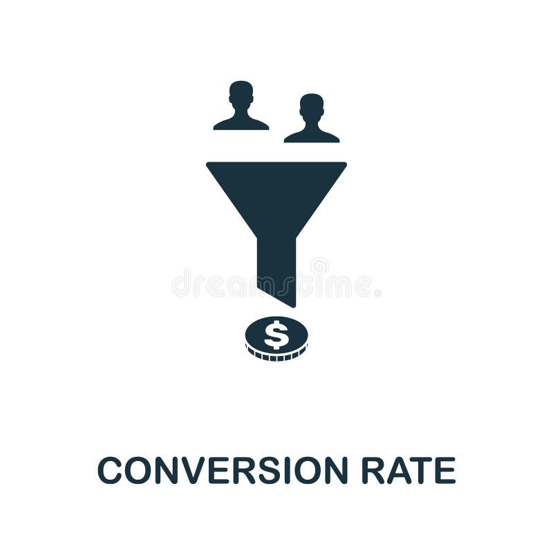 Conversion Rate Icon. Simple Element from Affiliate Marketing ...