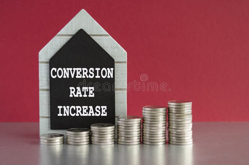 CONVERSION RATE INCREASE Symbol. Concept Words CONVERSION RATE INCREASE ...