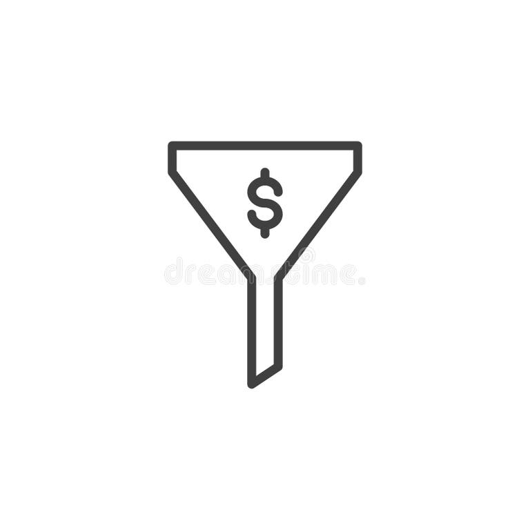 Conversion Rate Optimization Line Icon Stock Illustration ...