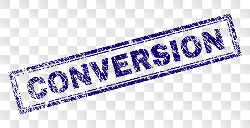Grunge CONVERSION FUNNEL Rectangle Stamp Stock Vector - Illustration of ...