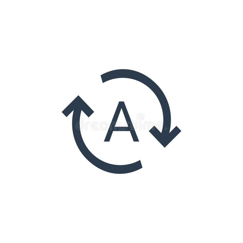 Convert Icon, Arrow, Return, Vector Illustration. Stock Vector ...