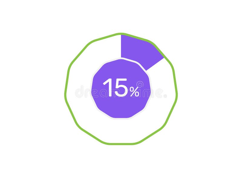15 Percentage, 15 Percentage Ready To Use for Web Design, Infographic ...