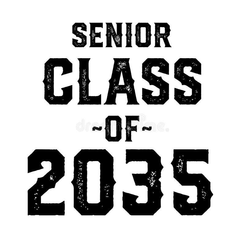 Class of 2035 Vector T Shirt Design, Class Graduate Stock Vector ...