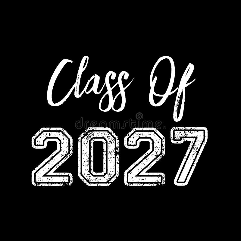 Class of 2027 Vector T Shirt Design, Class Graduate Stock Vector ...