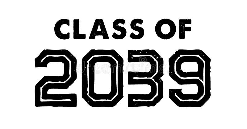 Class of 2039 Vector T Shirt Design, Class Graduate Stock Vector ...