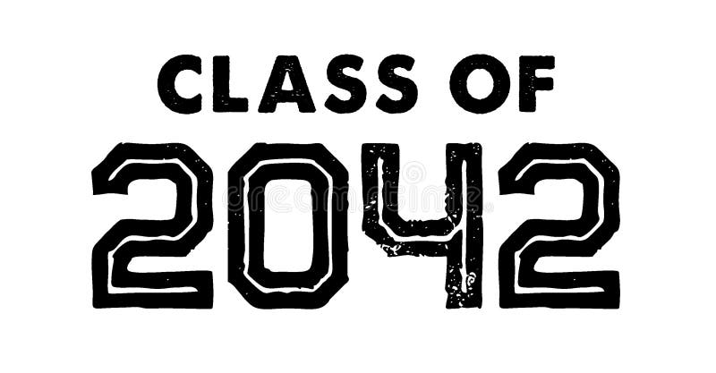 Class of 2042 Vector T Shirt Design, Class Graduate Stock Vector ...