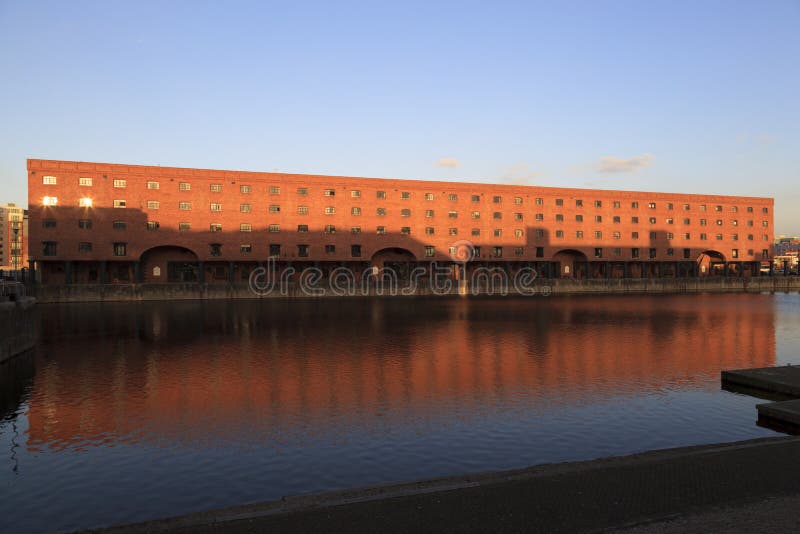 Converted Warehouses at Liverpool Docks Editorial Photography - Image ...