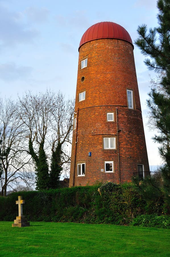 Converted Windmill at Braunston Near Daventry Stock Photo - Image of ...