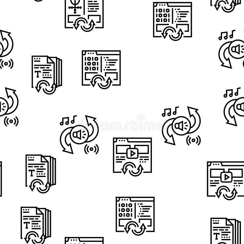 Converter Application Vector Seamless Stock Illustrations – 11 ...