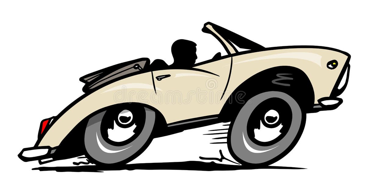Cartoon Convertible Car Stock Illustrations – 4,539 Cartoon Convertible ...