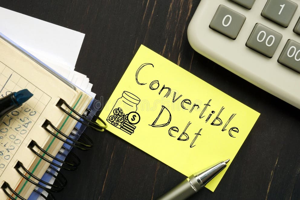 Convertible Debt is Shown Using the Text Stock Image - Image of debt ...