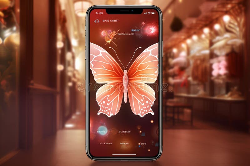 Convey the Concept of a Butterflythemed Mobile Stock Illustration ...