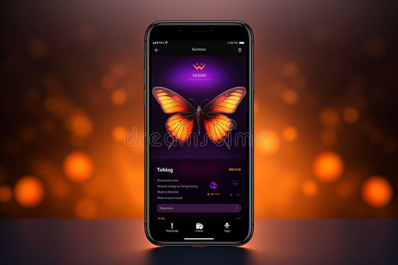 Convey the Concept of a Butterflythemed Mobile Stock Illustration ...