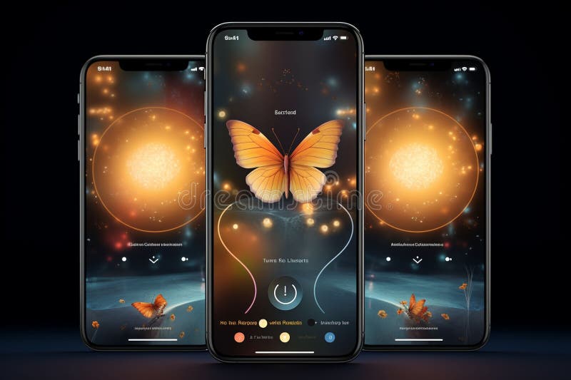 Convey the Concept of a Butterflythemed Mobile Stock Illustration ...