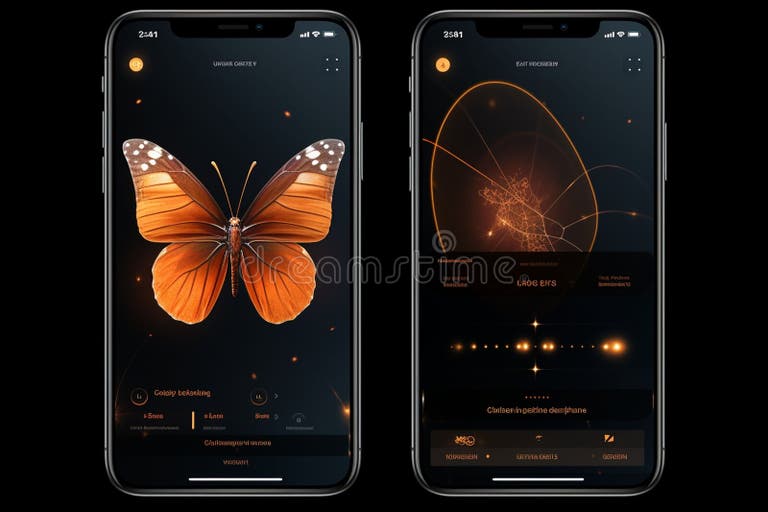 Convey the Concept of a Butterflythemed Mobile Stock Illustration ...
