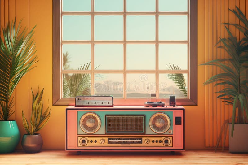 Convey the Essence of Retro Aesthetics with a Stock Illustration ...