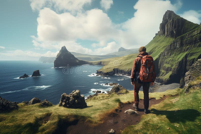 Convey the Sense of Adventure and Exploration Stock Illustration ...