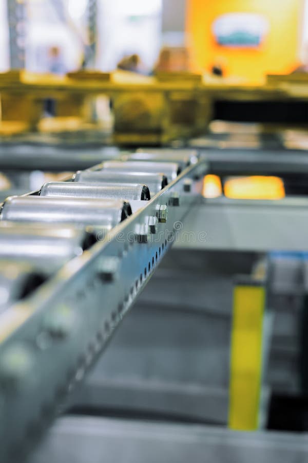 Conveyer Roller Sorting System Stock Image - Image of manufacturing ...