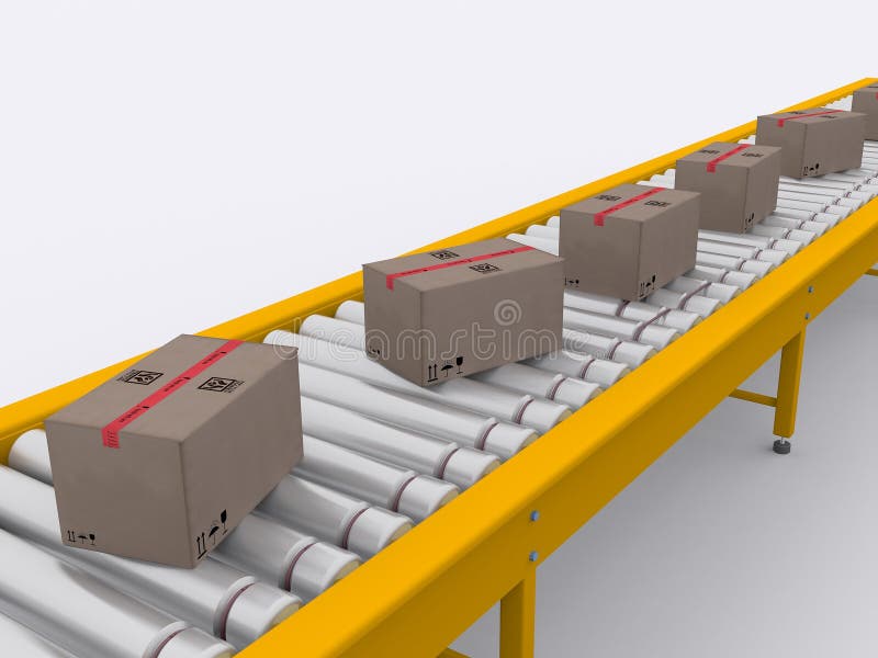 Packaging Conveyors Stock Illustrations – 131 Packaging Conveyors Stock ...