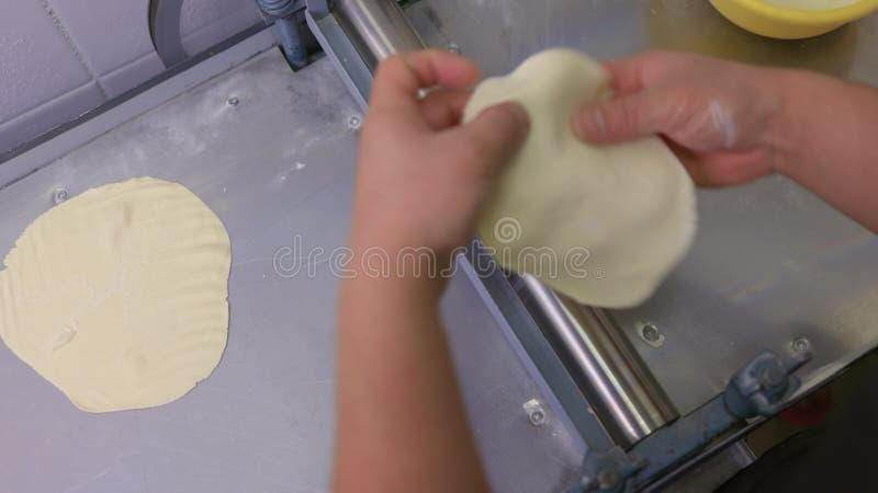 Conveyor Belt with Bread Dough. Food Production. Stock Video - Video of ...