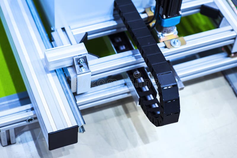 Conveyor Belt Design in Factory Stock Photo - Image of motor, indoor ...