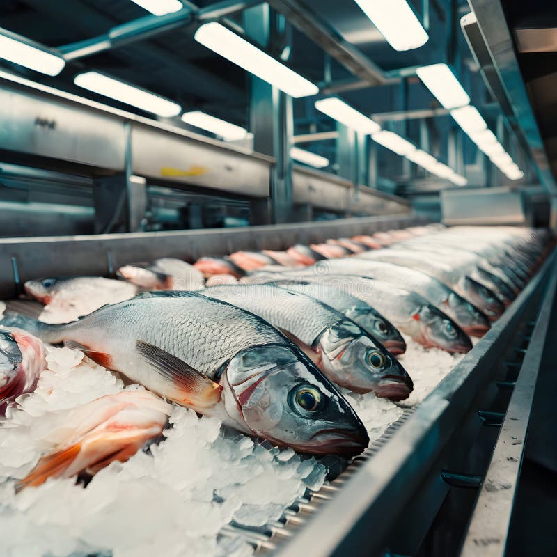 Fish Processing Facility Stock Illustrations – 396 Fish Processing ...