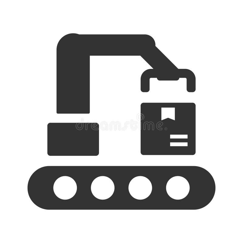 Conveyor belt icon stock vector. Illustration of symbol - 352423454