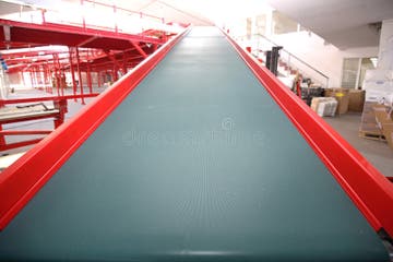 Conveyor Belt stock image. Image of line, industry, automated - 109835391