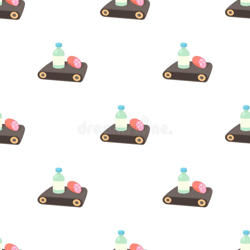 Conveyor Belt Pattern Seamless Vector Stock Vector - Illustration of ...