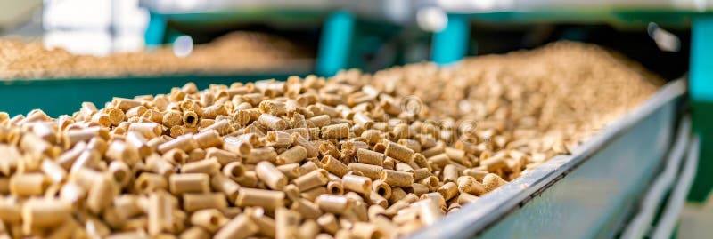 Conveyor Belt Transporting Sawdust into Wood Pellet Machine for ...