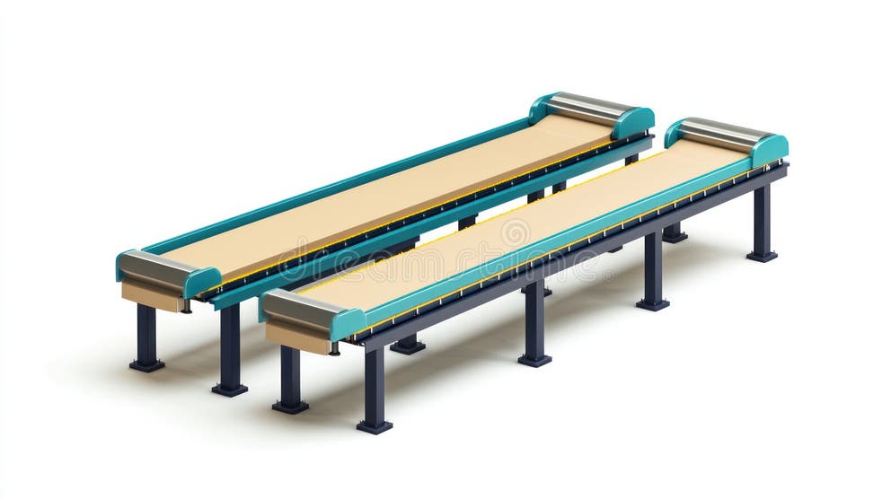 Conveyor Belts Designed for Industrial Use, Showcasing Modern and ...