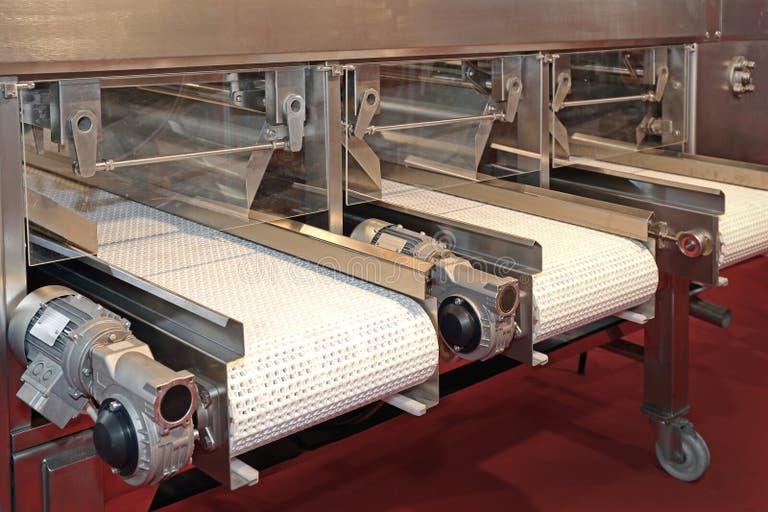 Sorting Conveyor Belts stock photo. Image of conveyor - 291941044