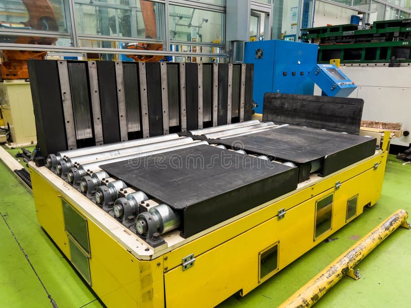 Conveyor for Loading Steel Sheet into the Press Machine Soft Focus ...