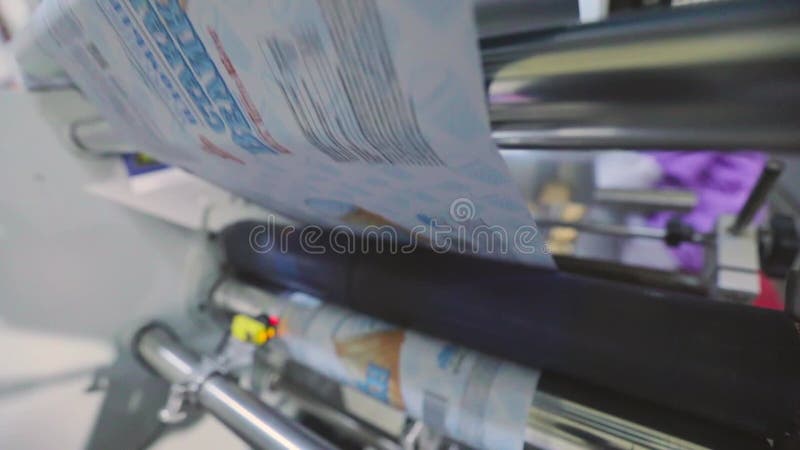 The Conveyor Packs the Finished Product into a Package. Modern ...