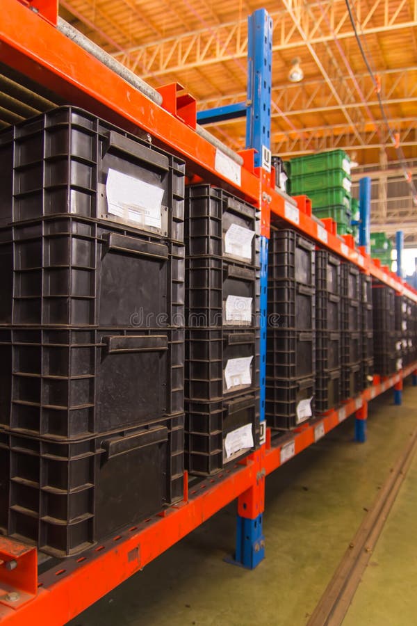 Conveyor Rollers Transport System Stock Image - Image of objects ...